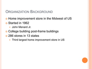 Menards presentation | PPTX