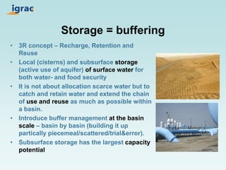 Menarid: Managed Aquifer Recharge | PPTX
