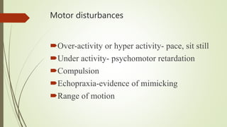 Mental status examination | PPTX