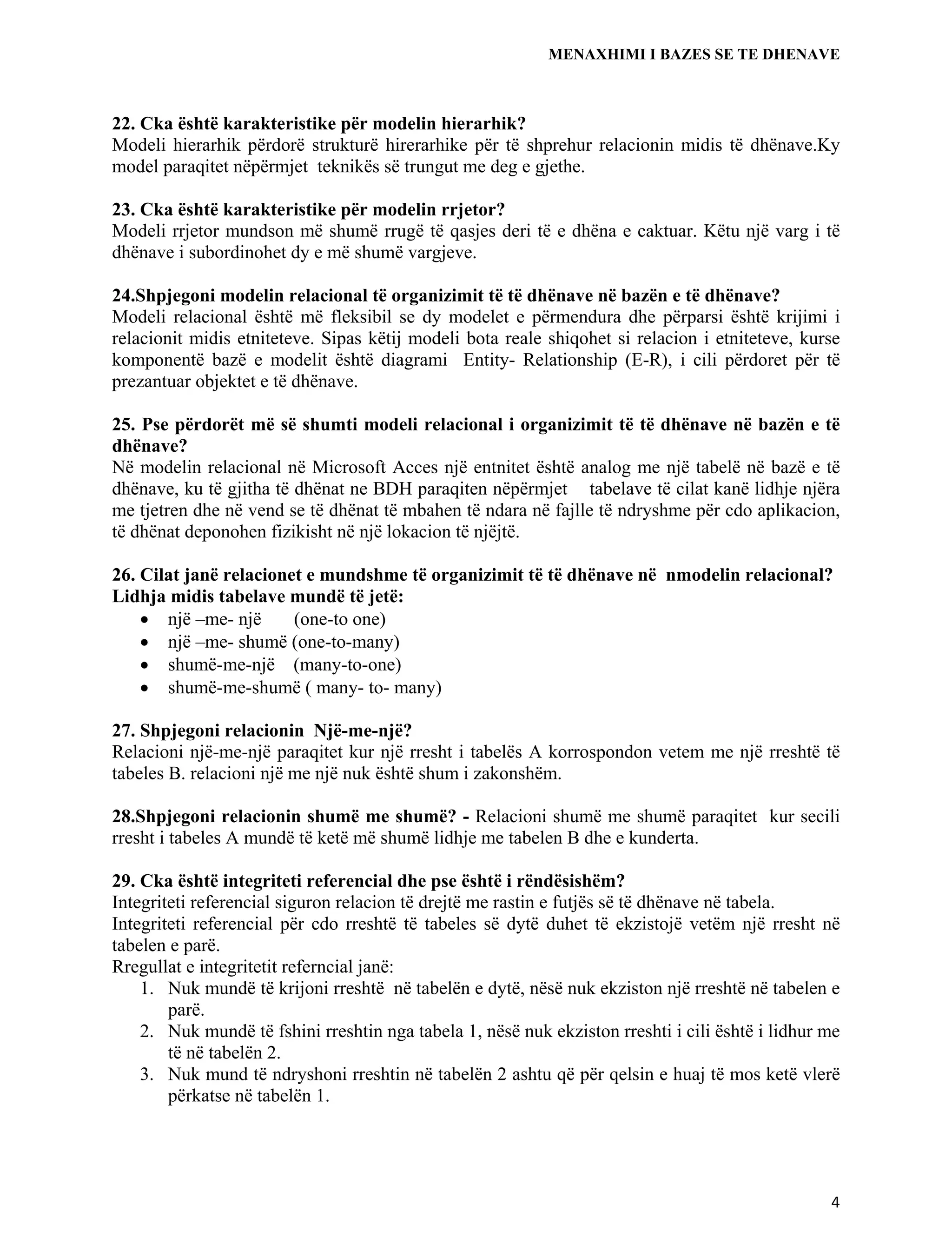 Menaxhimi i bazave së të dhënave | PDF