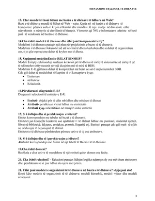 Menaxhimi i bazave së të dhënave | PDF