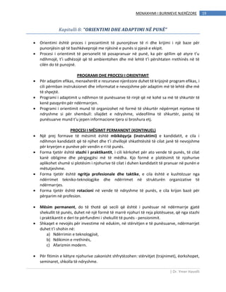 Menaxhimi i Burimeve Njerëzore - Dr. Ymer Havolli (Skriptë) | PDF