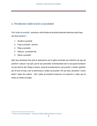 Menaxhimi i cikli të jetës së produktit | DOCX