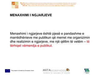 Menaxhimi i ngjarjeve | PPT
