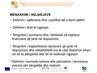Menaxhimi i ngjarjeve | PPT