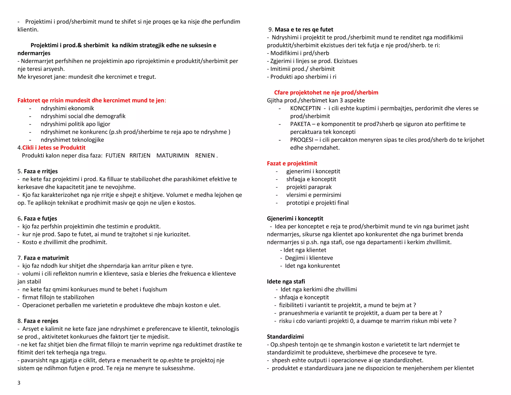 Menaxhimi i operacioneve all slides vehbi rama | DOC