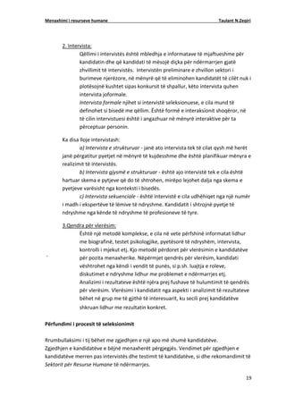 Menaxhimi i Resurseve Njerëzore | PDF