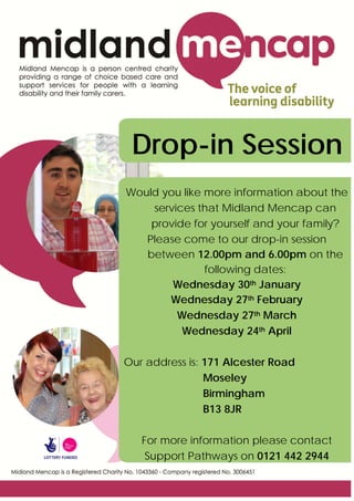 Mencap drop in sessionw to april 2013 | PDF