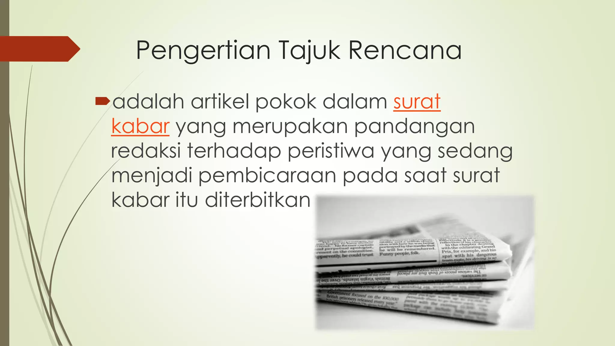 Mencari fakta dan opini dalam tajuk rencana | PPTX