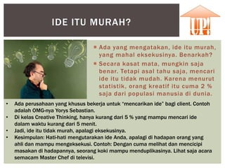 Mencari ide bisnis | PDF