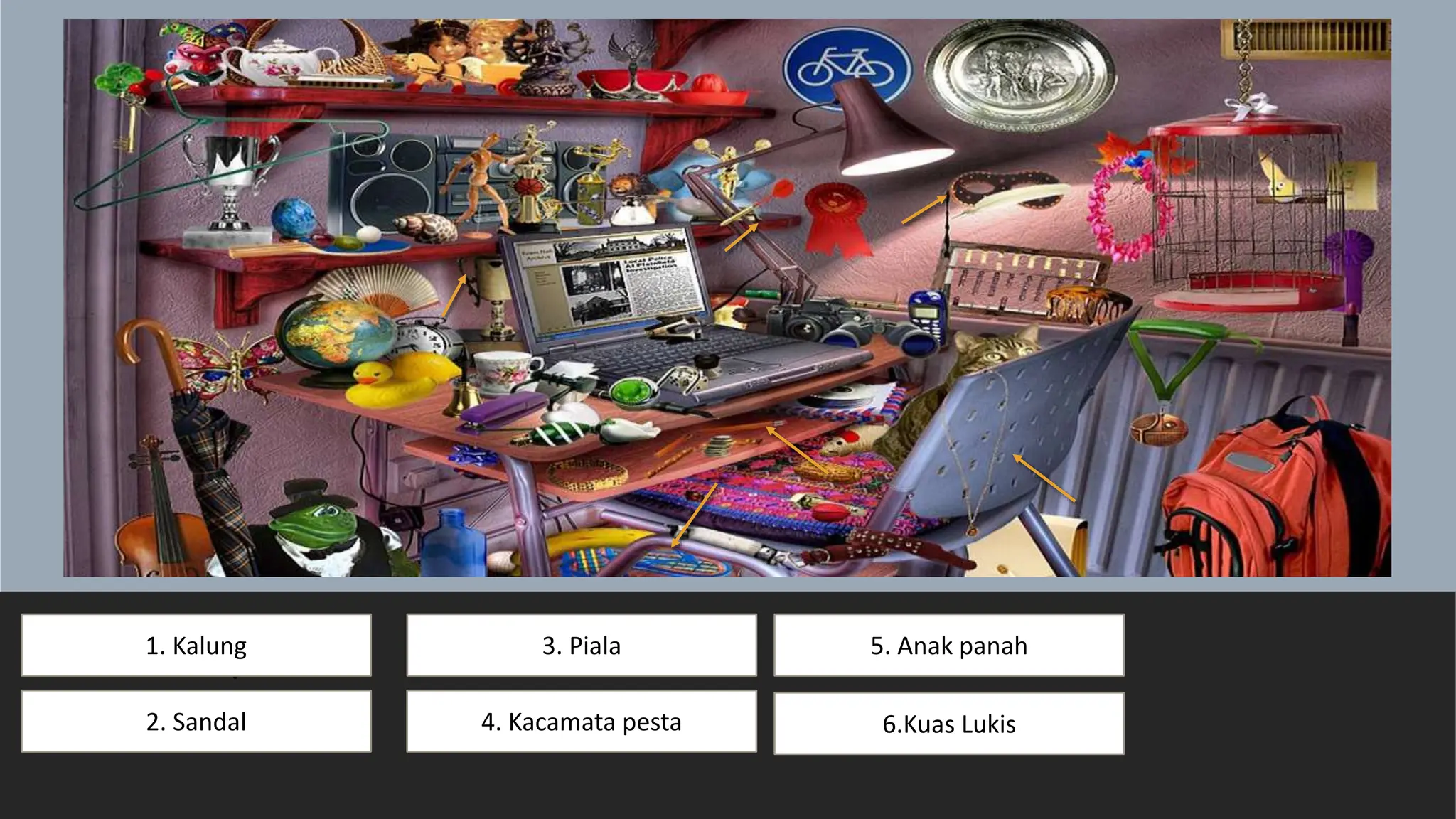 Mencari Obyek tersembunyi : games ice breaking | PPT