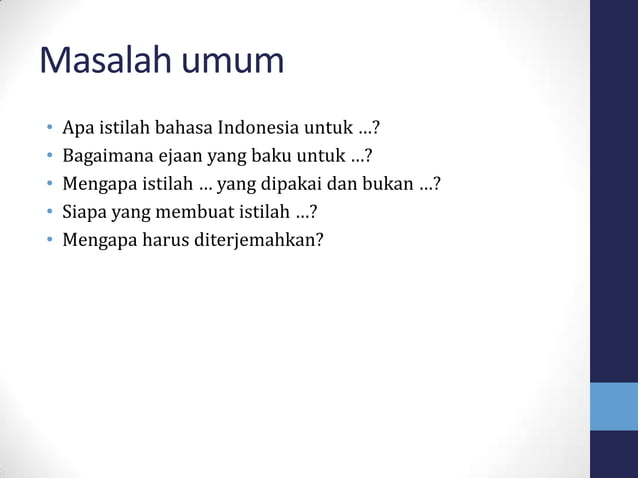 Mencari padanan istilah | PPTX