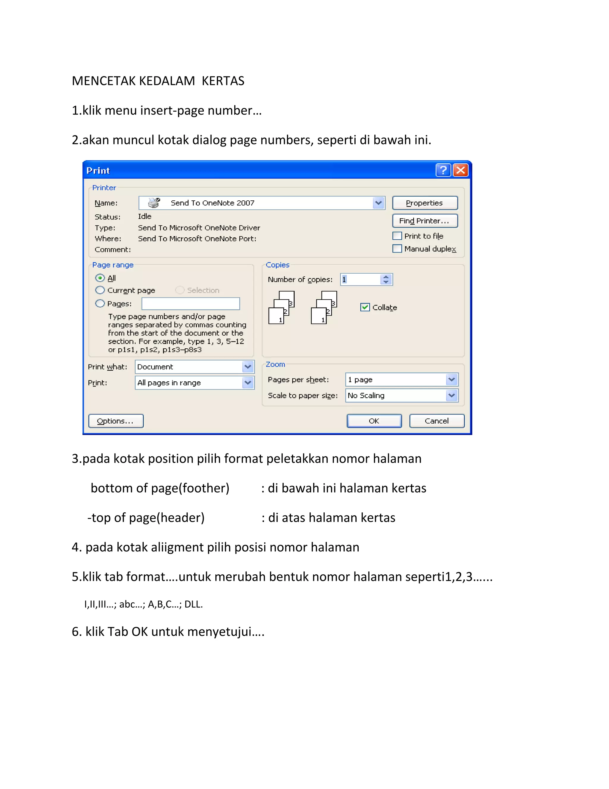 Mencetak kedalam kertas eko yudo laksono (10 tsm a) | PDF