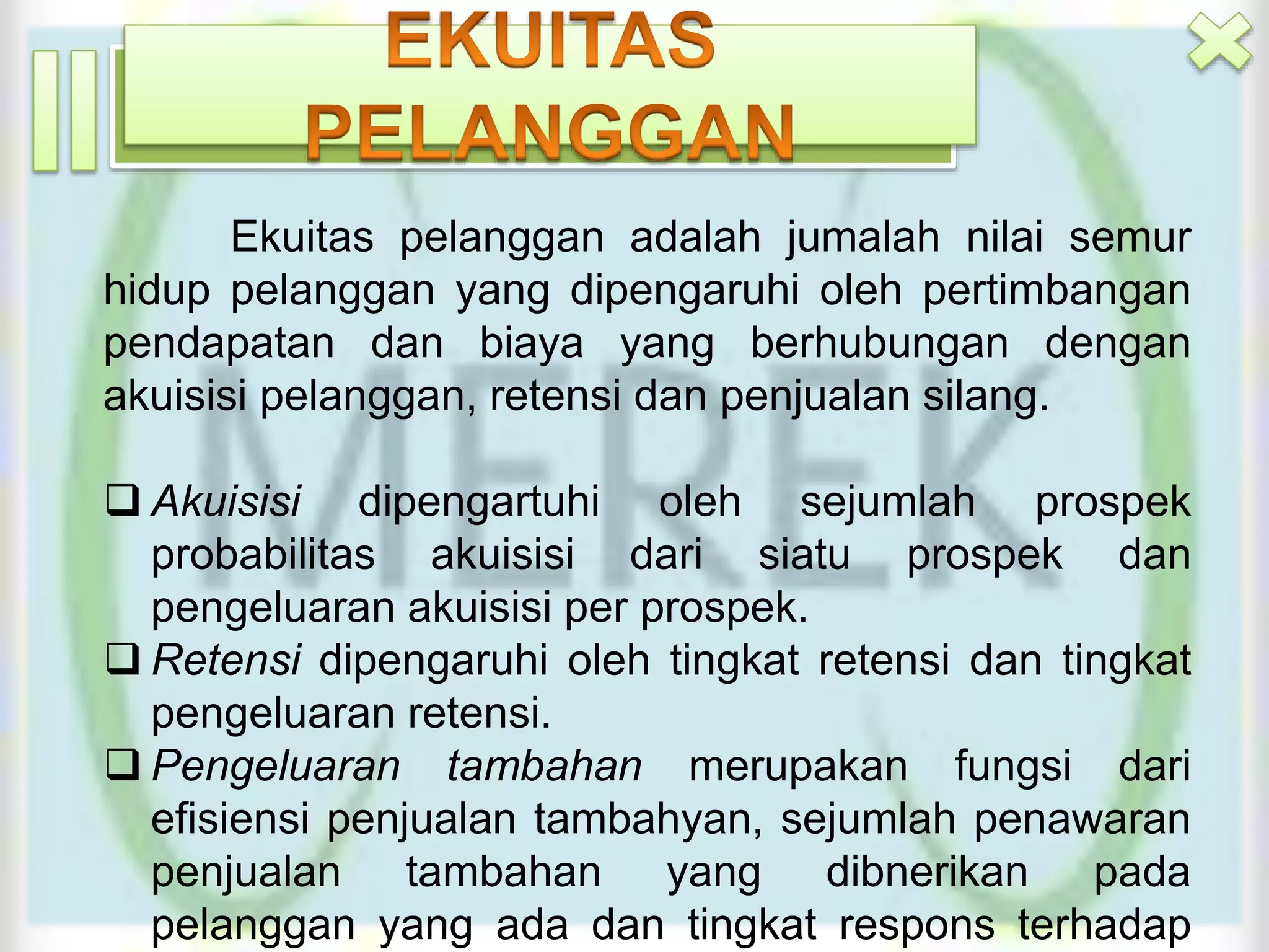 Menciptakan ekuitas merk | PPTX