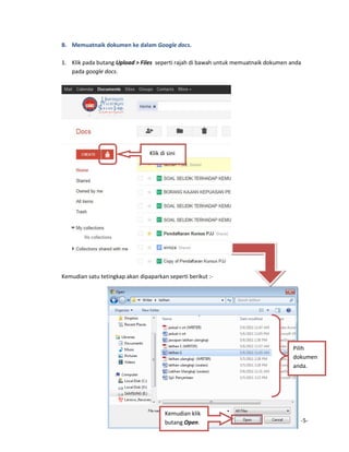 Mencipta link pada google docs new | PDF