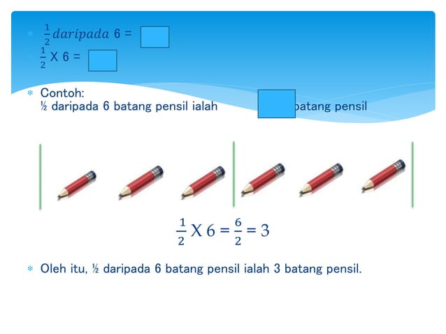 Mendarab pecahan dengan nombor bulat | PPT