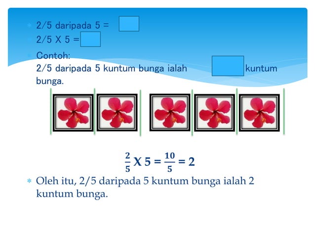 Mendarab pecahan dengan nombor bulat | PPT