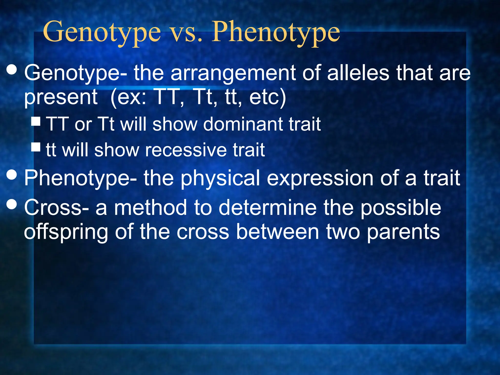Introduction for genetics and Mendel.ppt