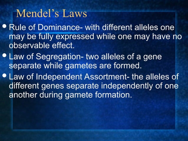 Introduction for genetics and Mendel.ppt