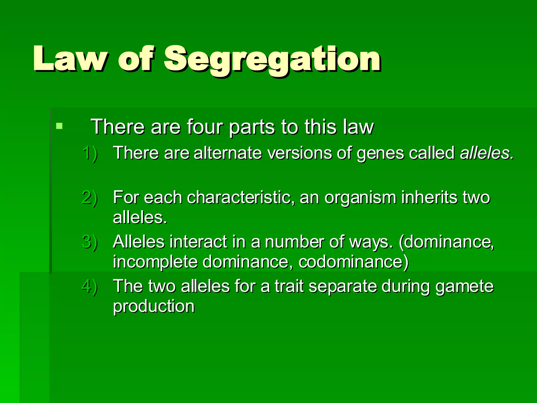 Mendel And Mendelian Genetics | PPT