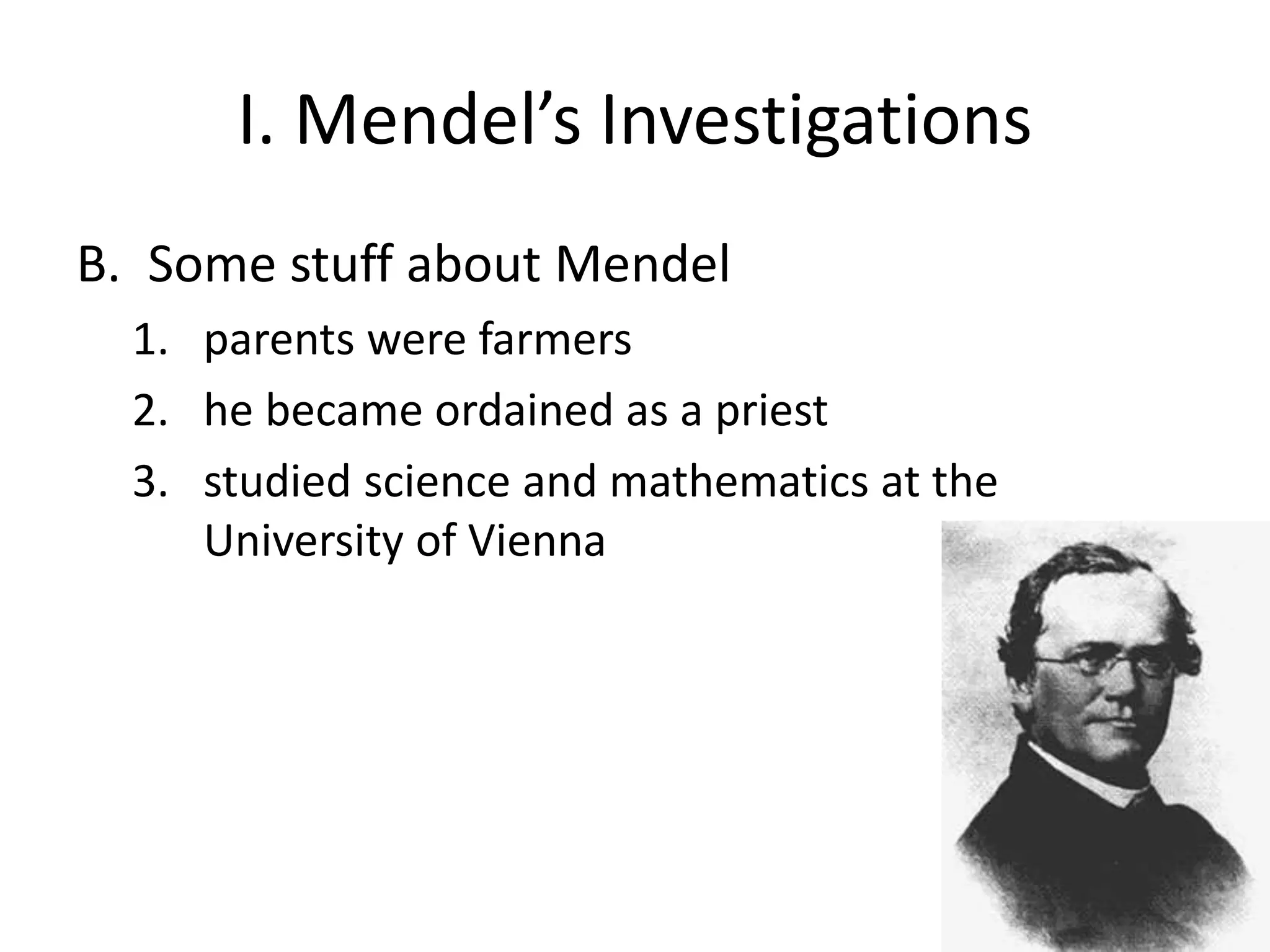 Mendel and genetics unit 2 | PPTX