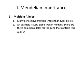 Mendel and genetics unit 2 | PPTX
