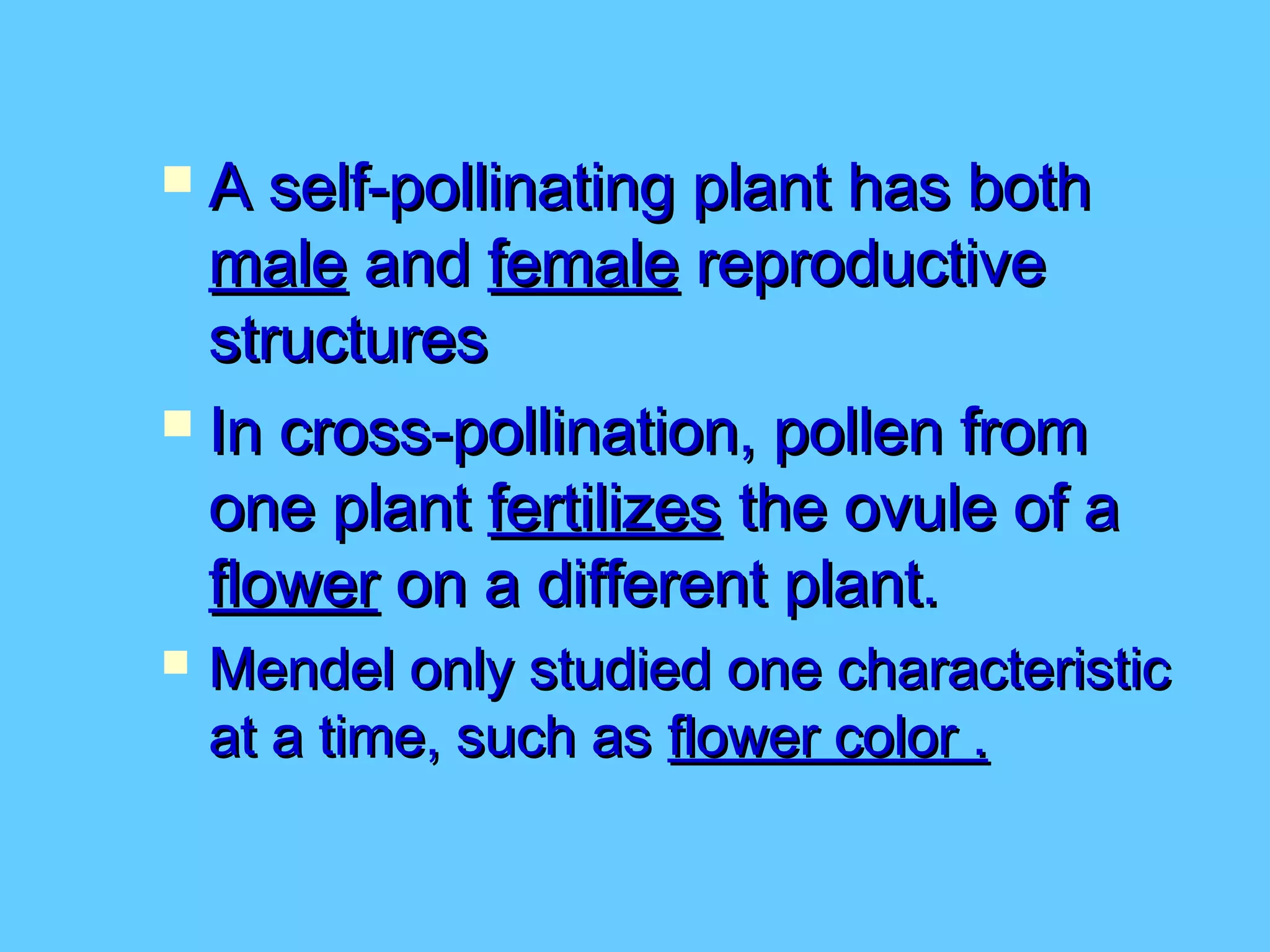 Mendel and his peas | PPT