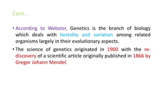 Mendel and his success | PPTX