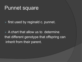 Mendel concept of genetics | PPTX
