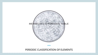 Mendeleev’s periodic table class 10.pptx