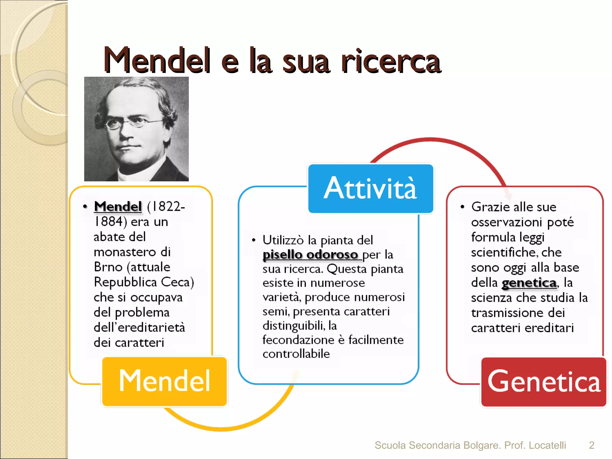 Mendel e la genetica | PDF