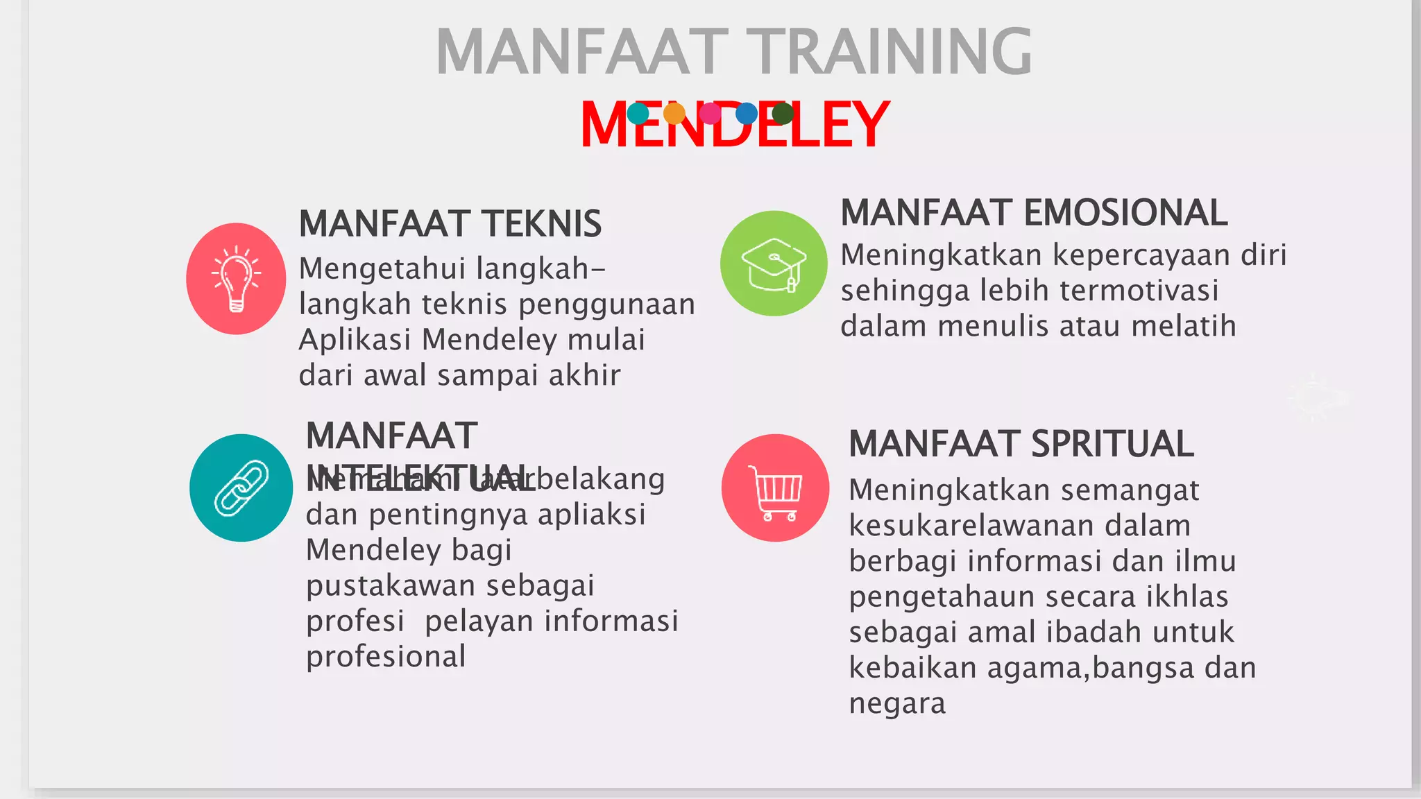 Modul Pelatihan Manajer Referensi Mendeley | PPTX