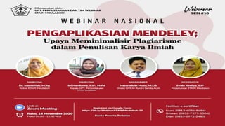 Modul Pelatihan Manajer Referensi Mendeley | PPTX