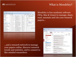 Mendeley Open API | PPT | Technology & Computing