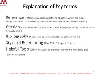Reference Management Tools : MENDELEY: Free Reference Manger & PDF ...