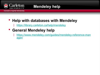 Mendeley training guide for beginners 2022.ppt