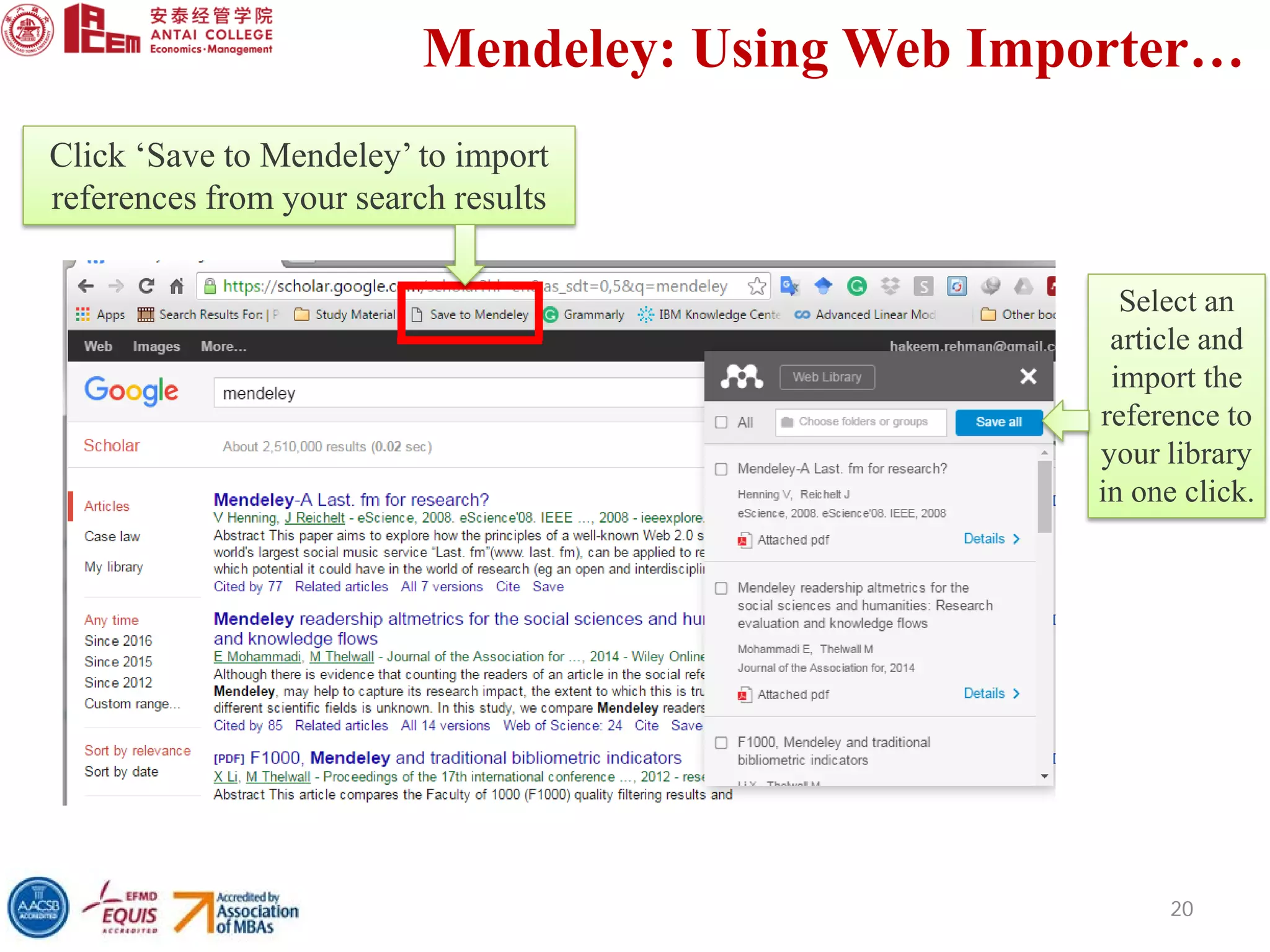 Mendeley (new) | PDF