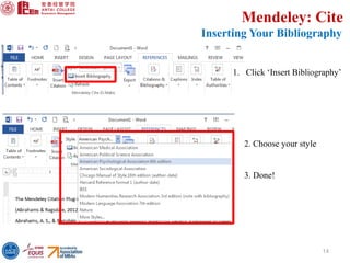 Mendeley (new) | PDF