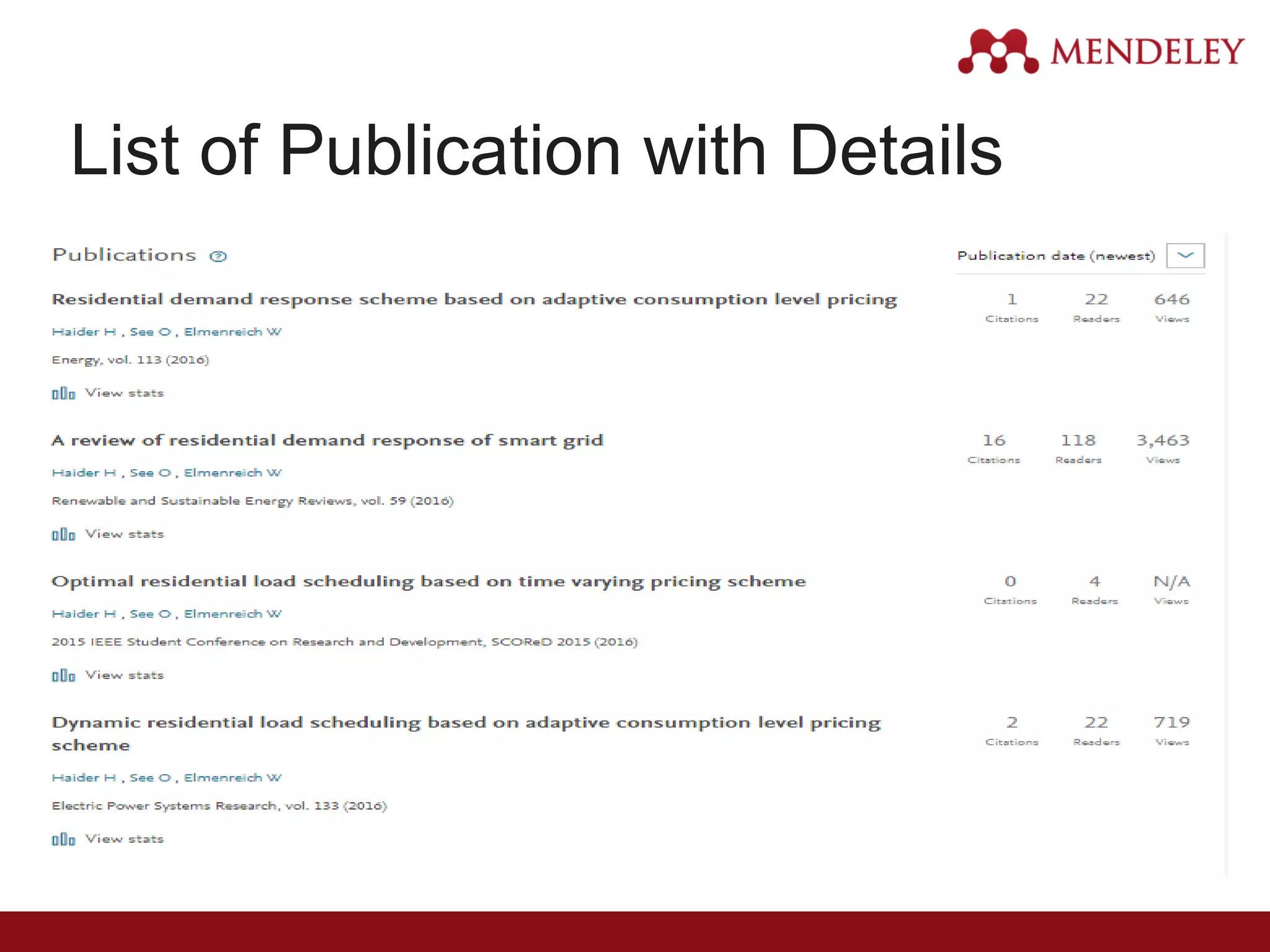 INTRODUCTION To MENDELEY | PPT | Free Download