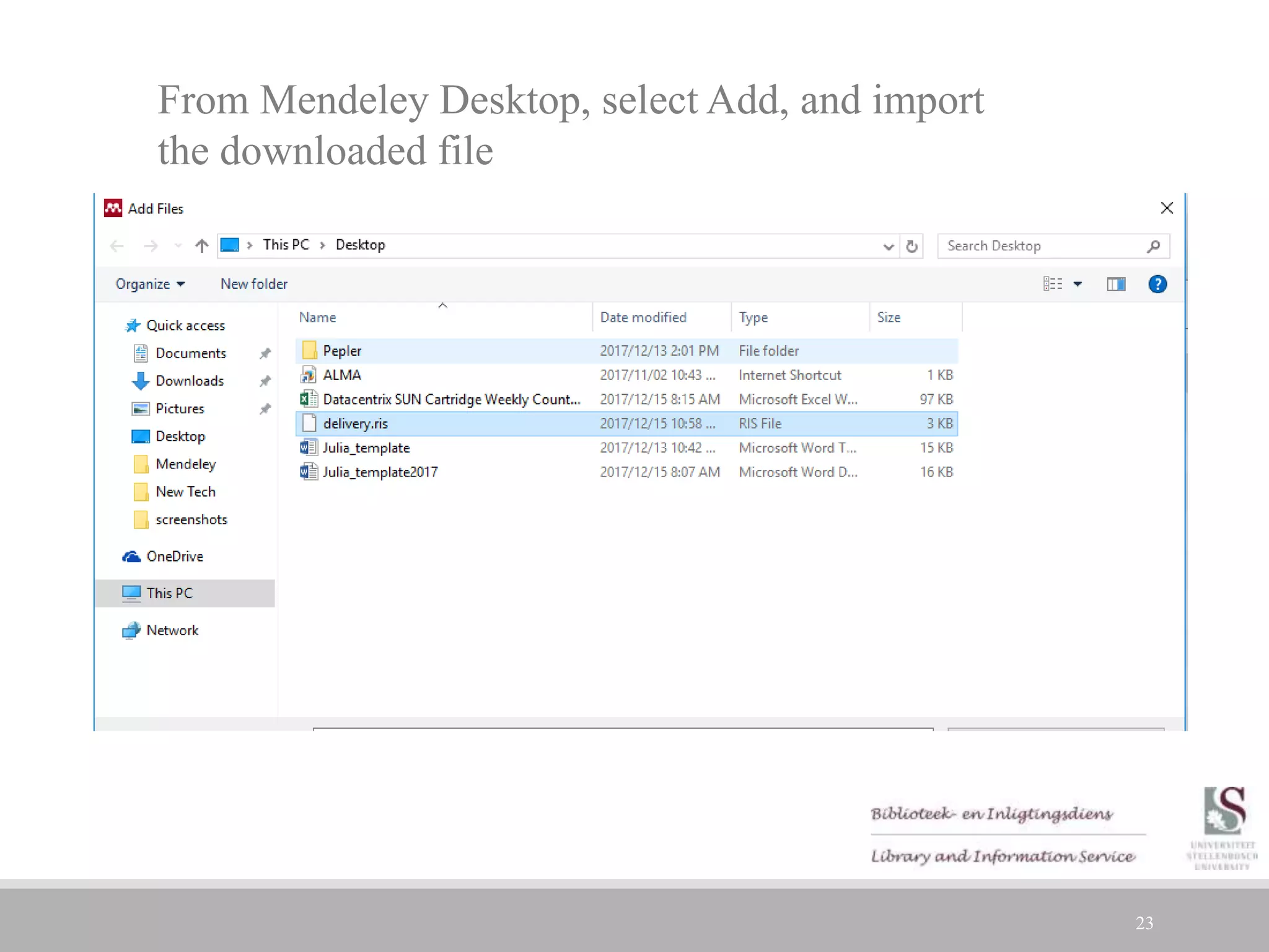 Mendeley for Reference Management | PPT