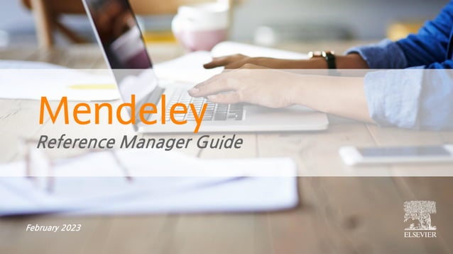 Mendeley Reference Manager User Guide | PPT