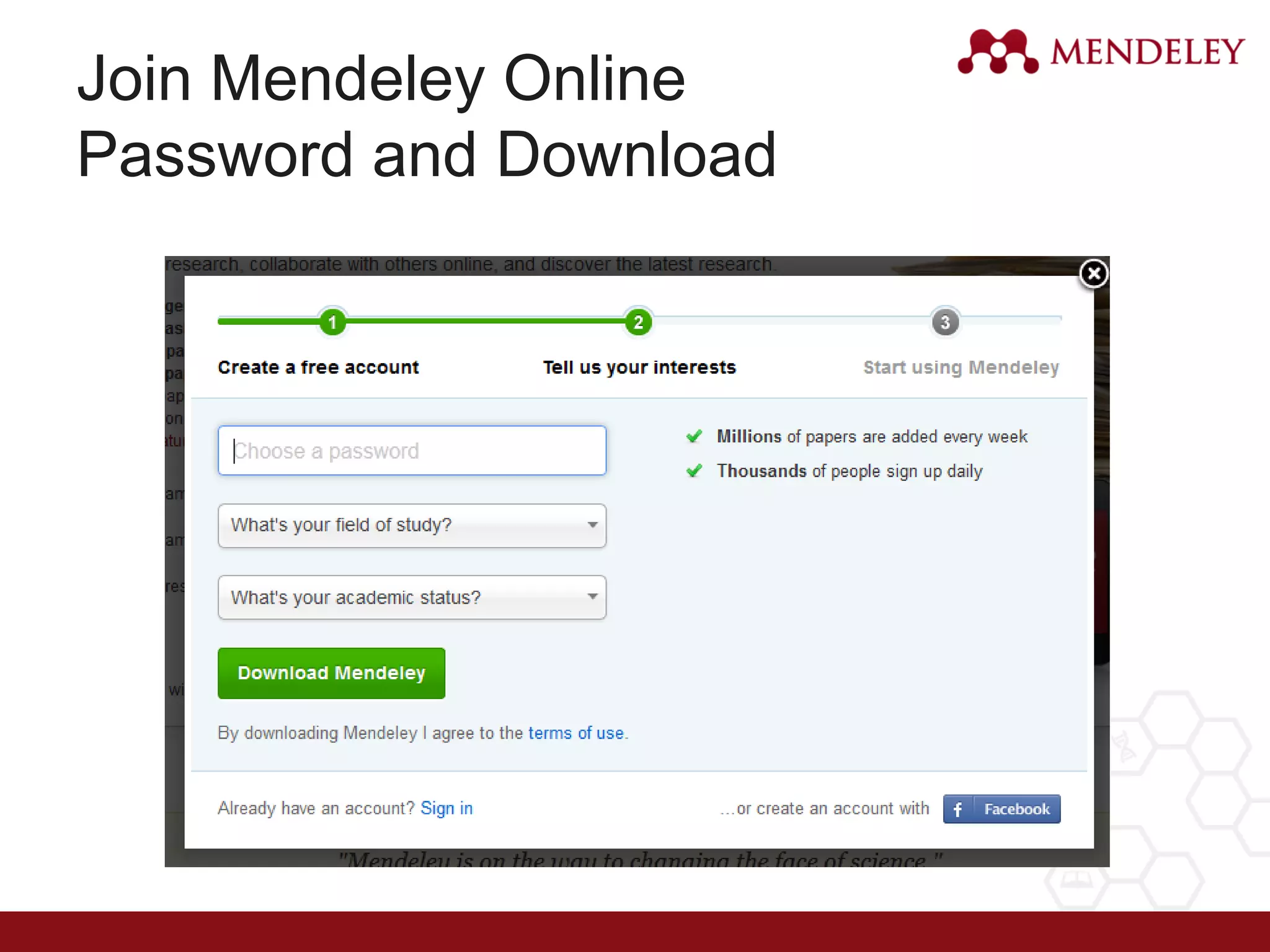 Mendeley reference management tool | PDF