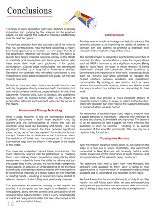 Mendeley Report: New Horizons: From Research Paper to Pluto | PDF