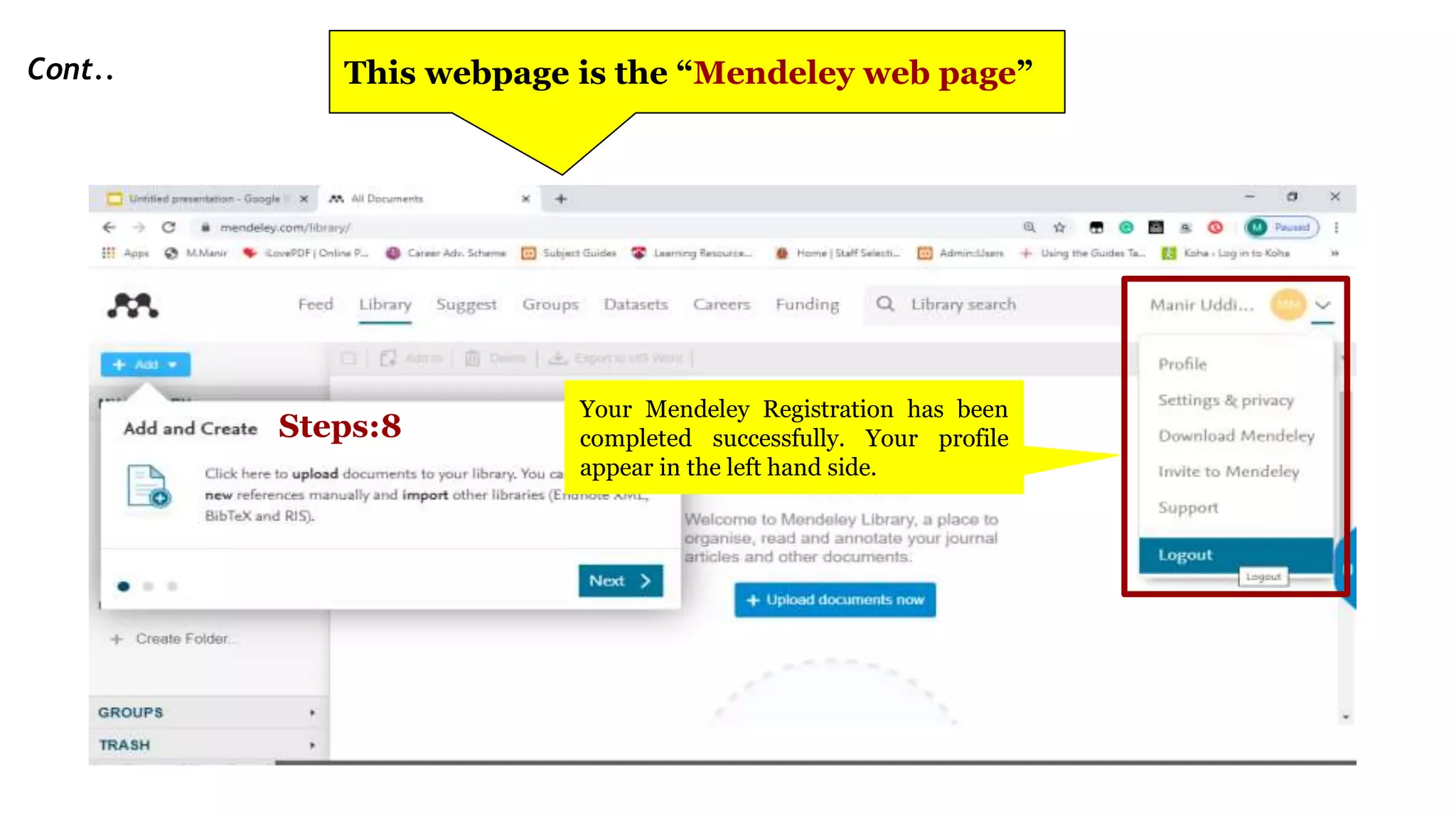 Mendeley tutorial | PPTX