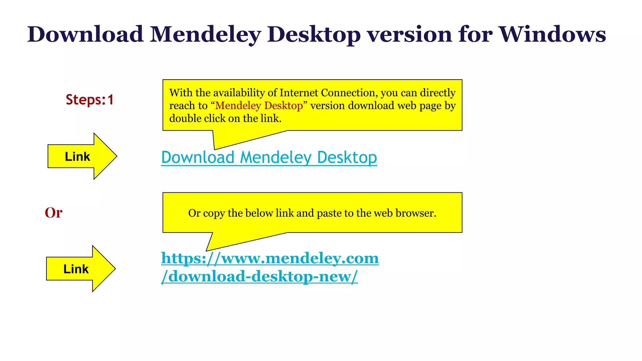 Mendeley tutorial | PPTX