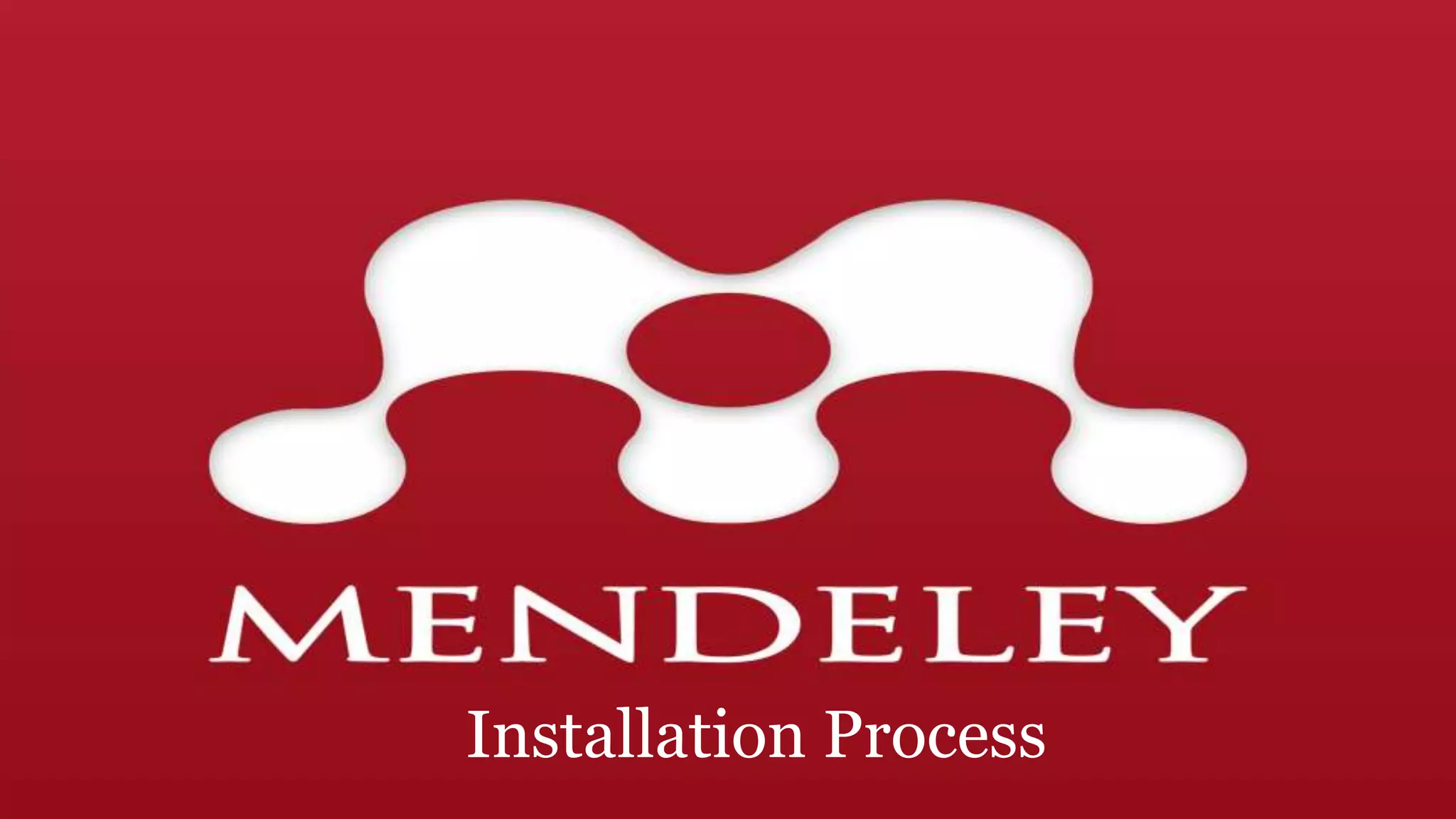 Mendeley tutorial | PPTX