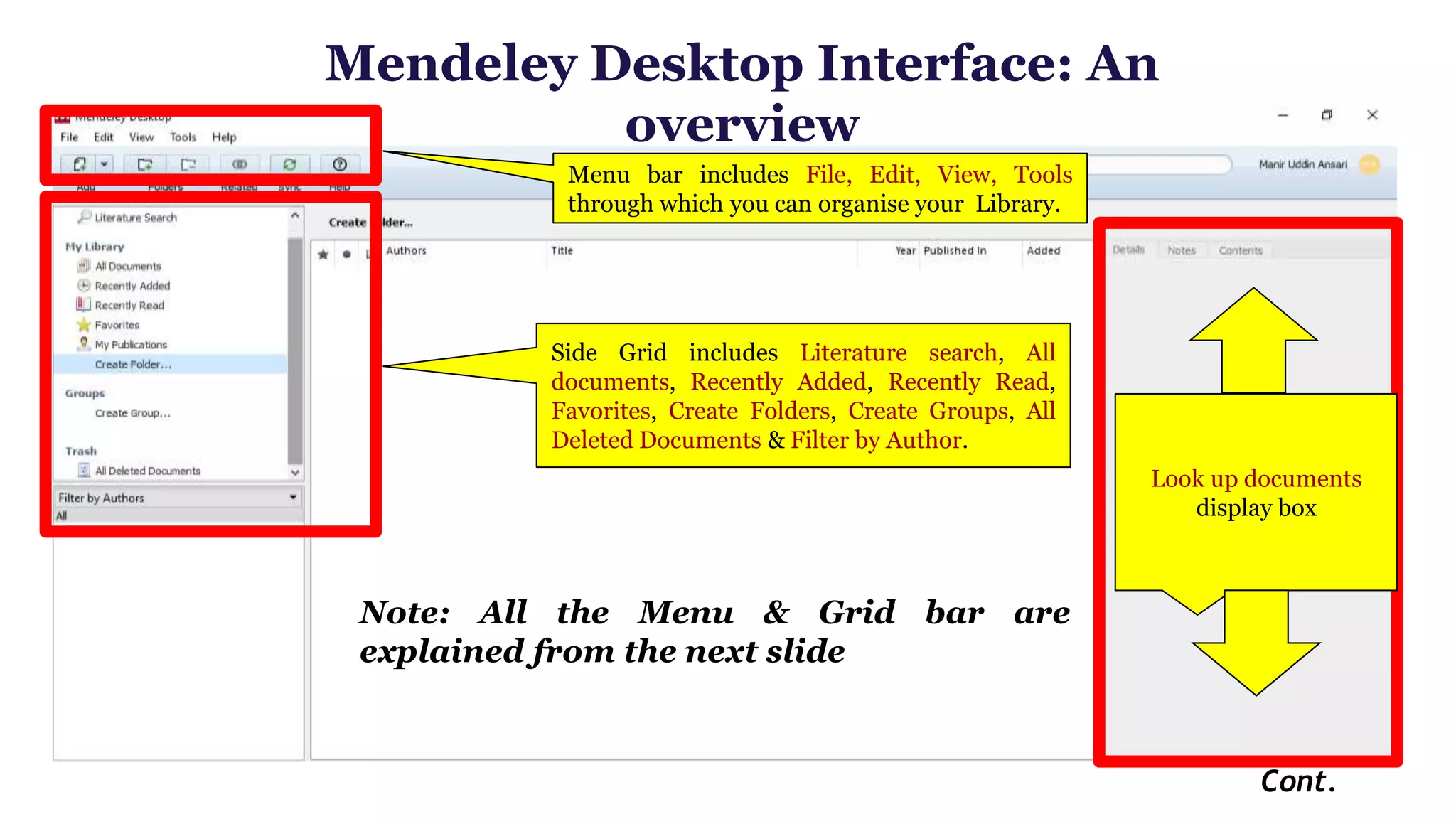 Mendeley tutorial | PPTX