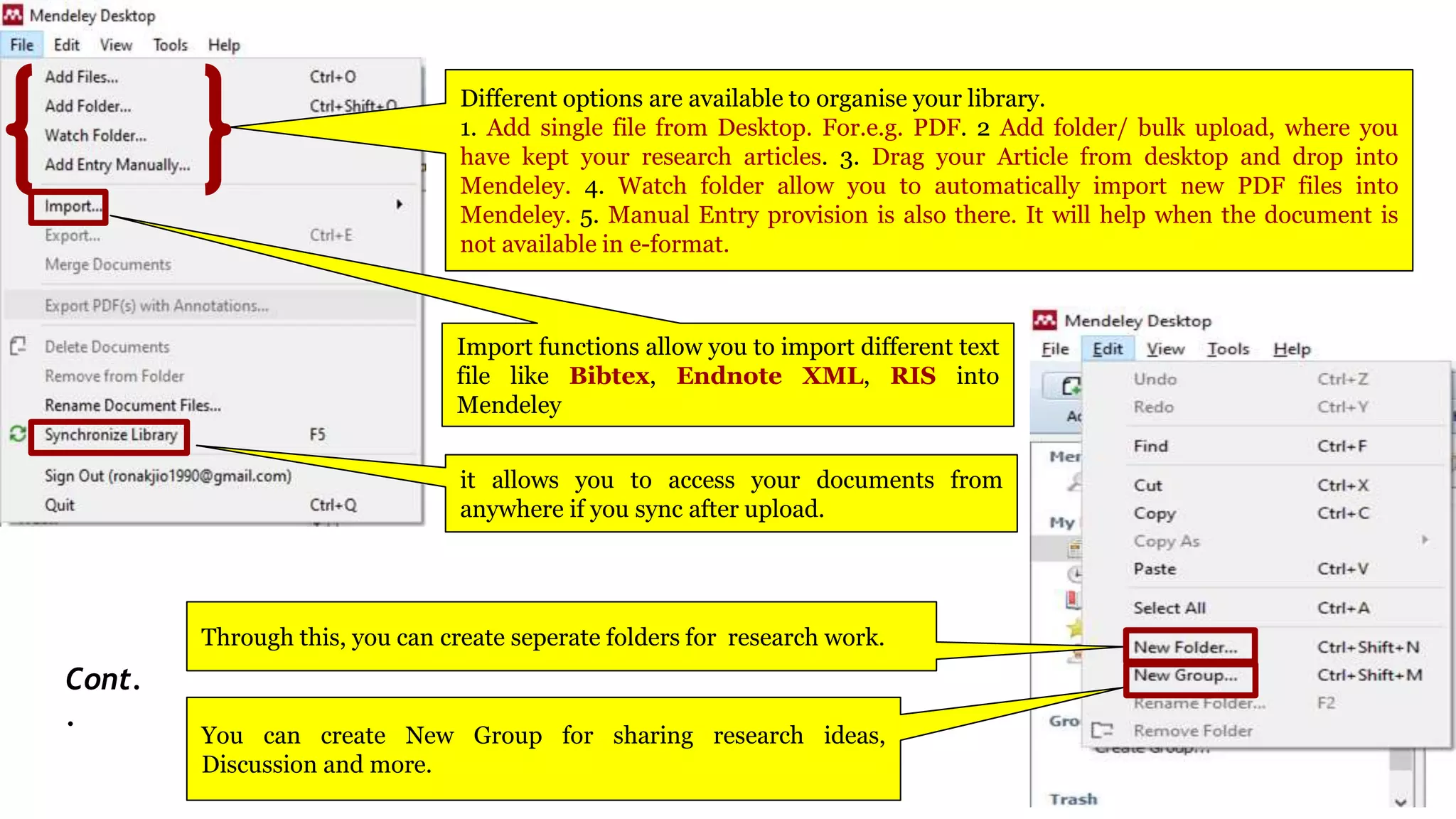 Mendeley tutorial | PPTX