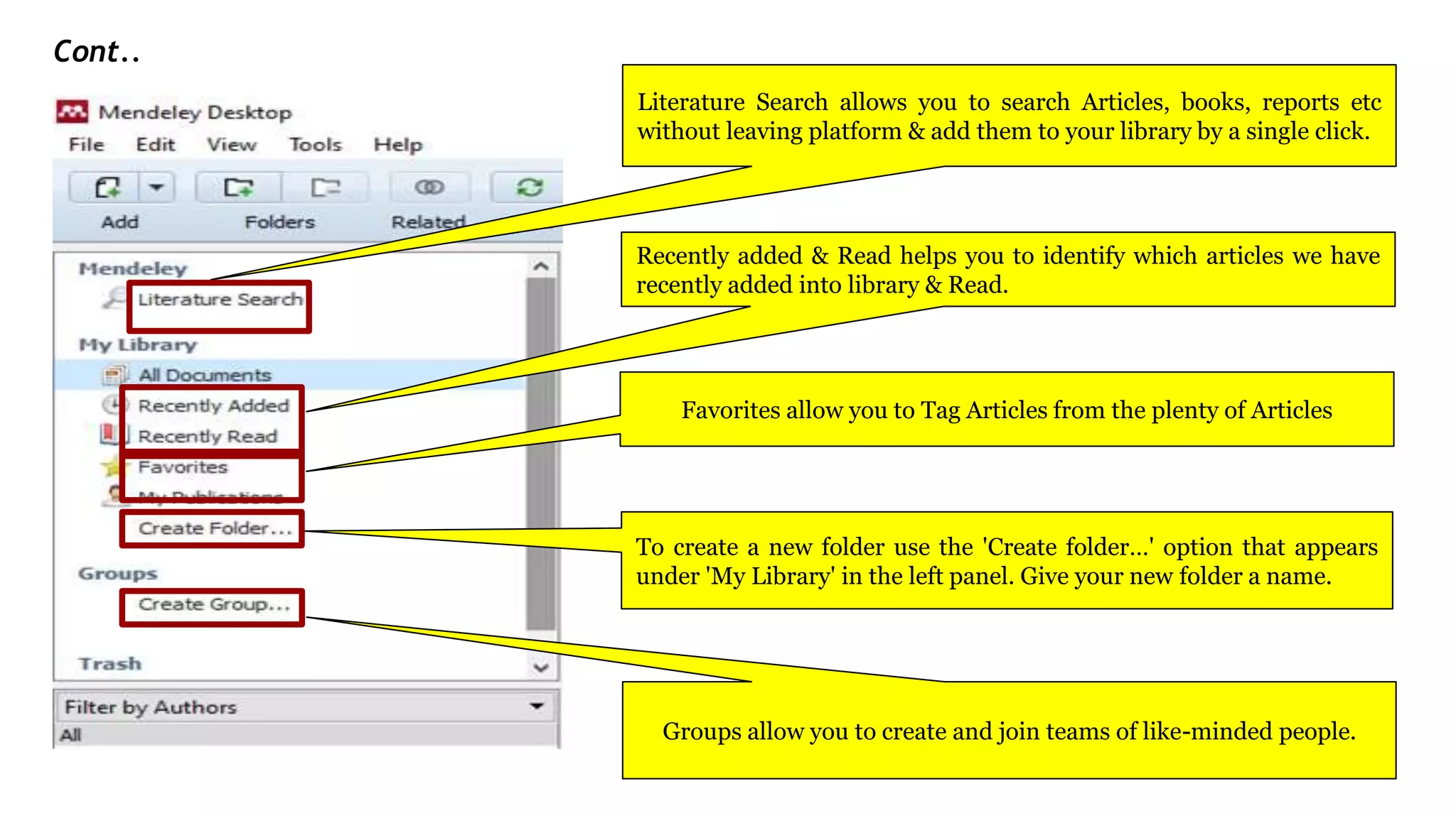 Mendeley tutorial | PPTX