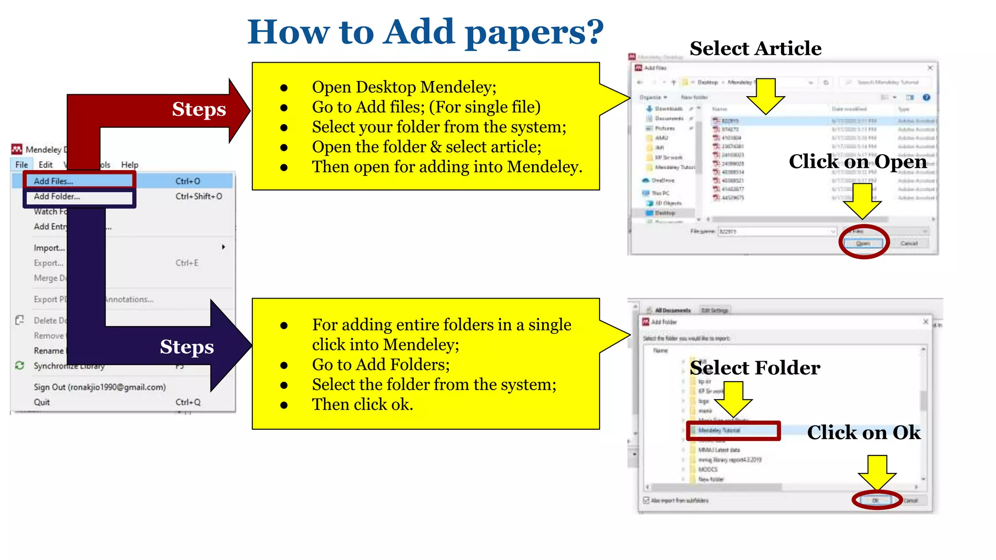 Mendeley tutorial | PPTX